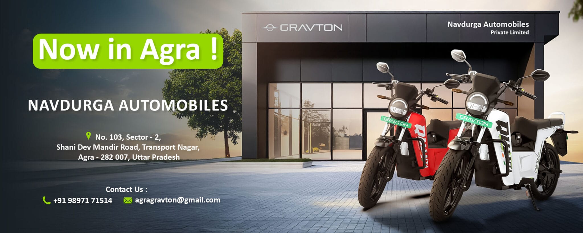 Gravton Motors Agra | Electric Bike Showroom in Agra